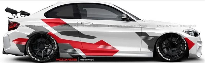 Автомобильные наклейки для BMW M2 M3 M4 M5 M6, украшение для корпуса, модная спортивная B, M6