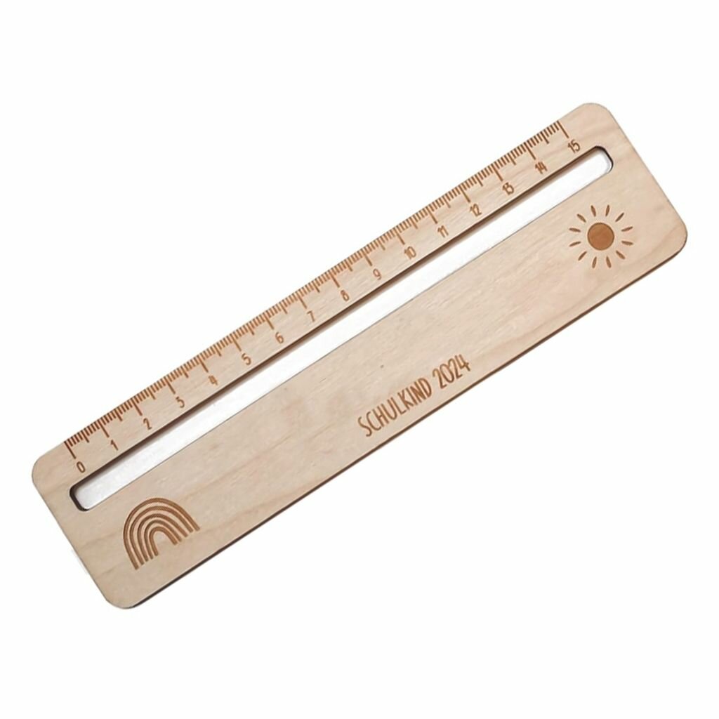 Детская деревянная обучающая линейка для украшения изделий ручной работы из дерева-тип C