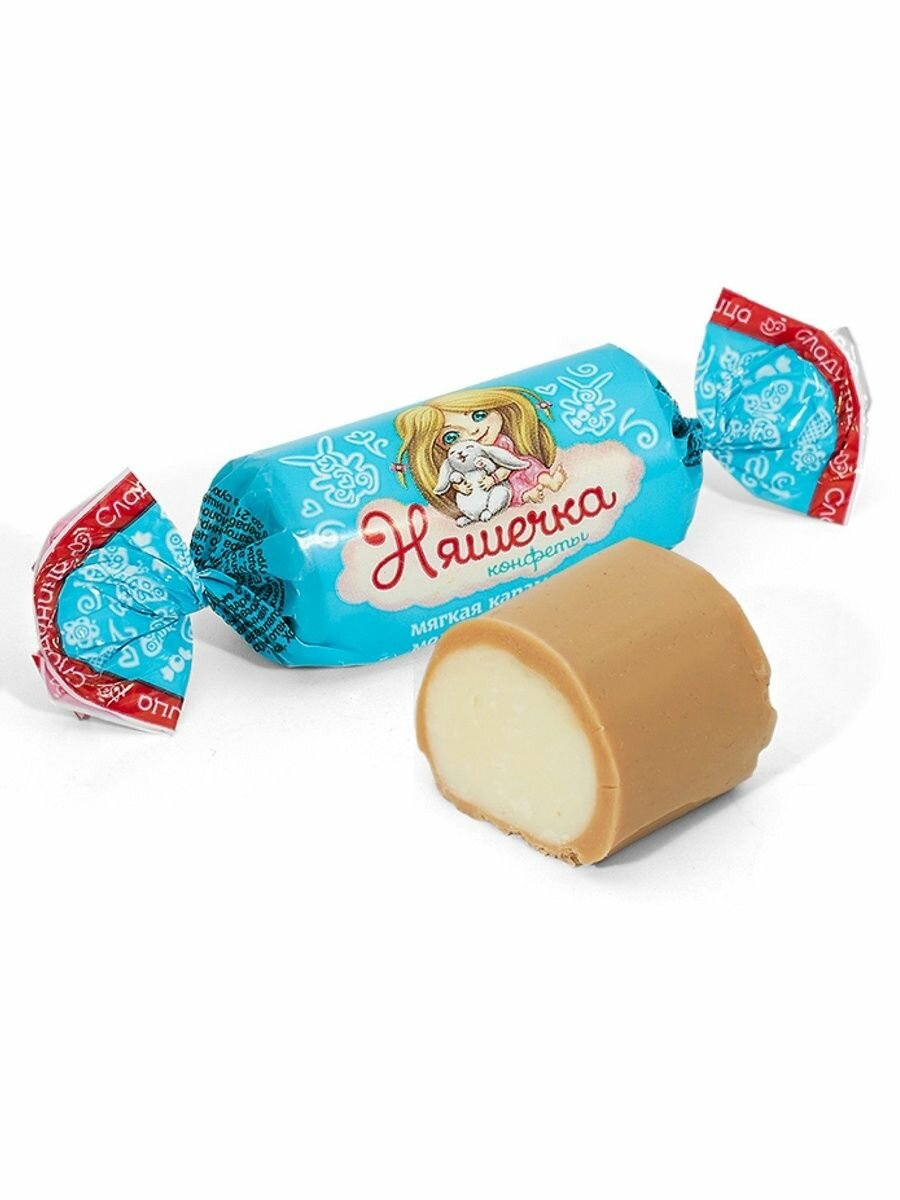 Конфеты "Няшечка Mini" из сгущенных сливок, с начинкой из молочного пралине 200гр