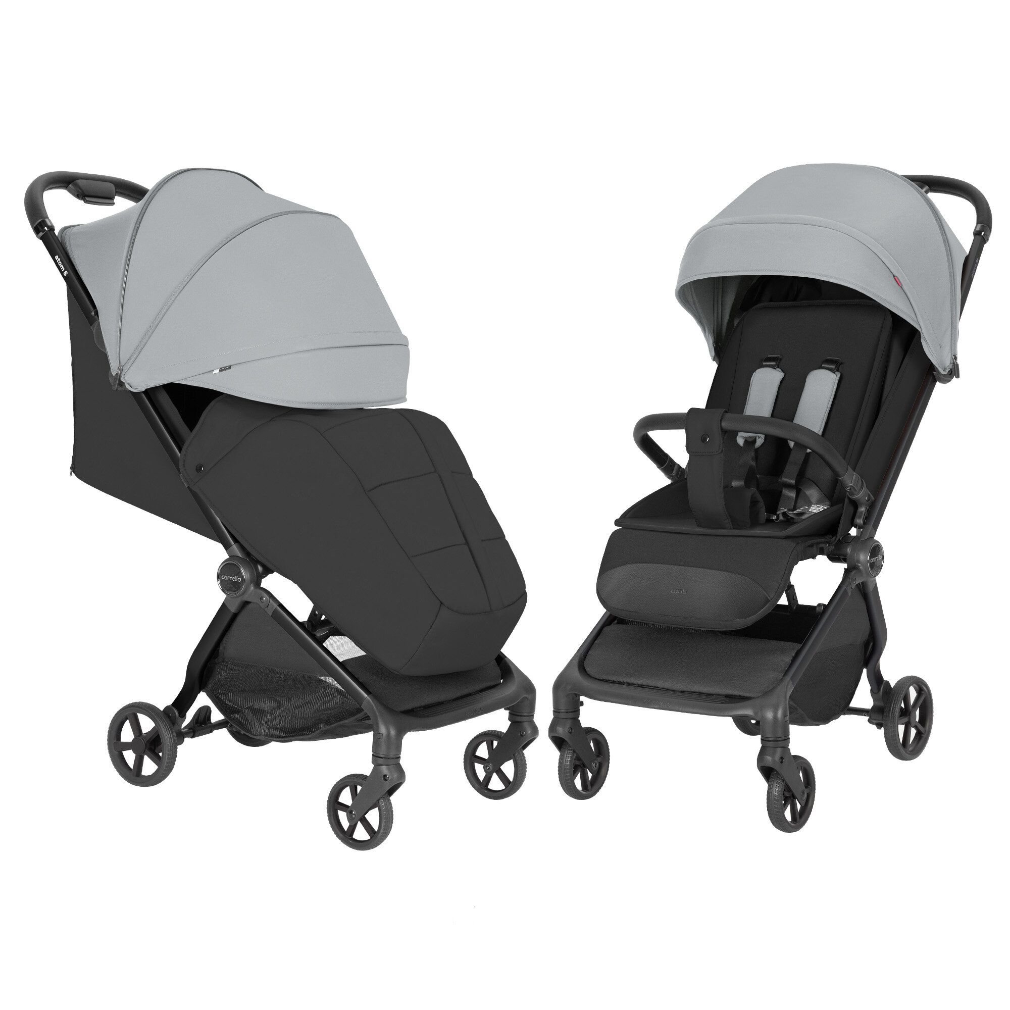 Прогулочная коляска CARRELLO Atom S CRL-5526 цвет: Titan Grey