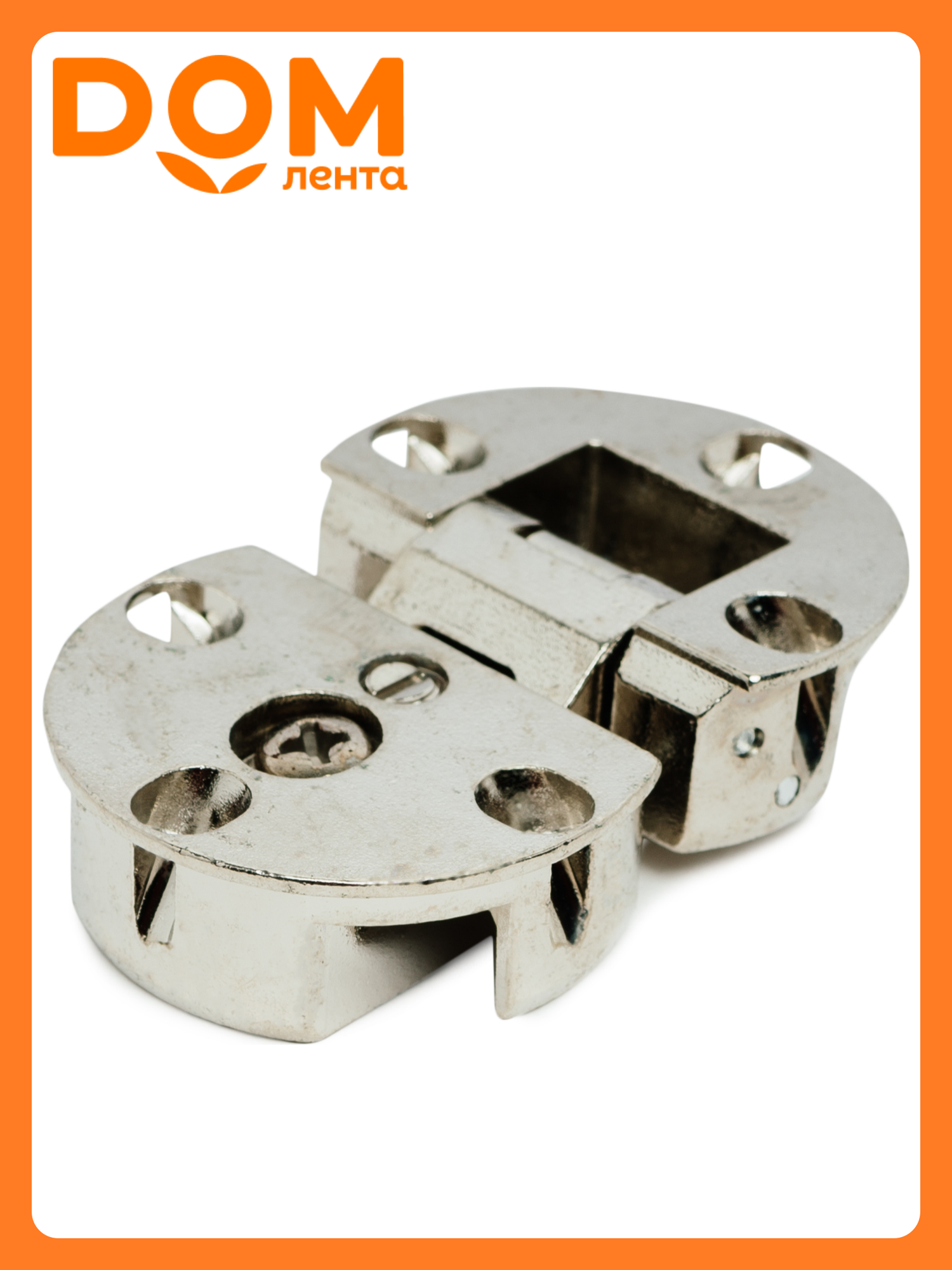 Петля мебельная Lemax Prof M500, для шкафов, серебристая, сталь