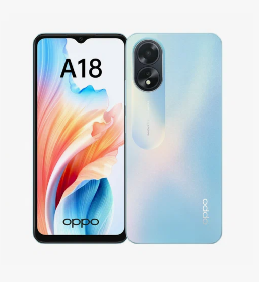Смартфон OPPO A18 4/128 ГБ Global для РФ, Dual nano SIM, голубой