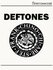 Термонаклейка для одежды и аксессуаров DTF-печать Deftones