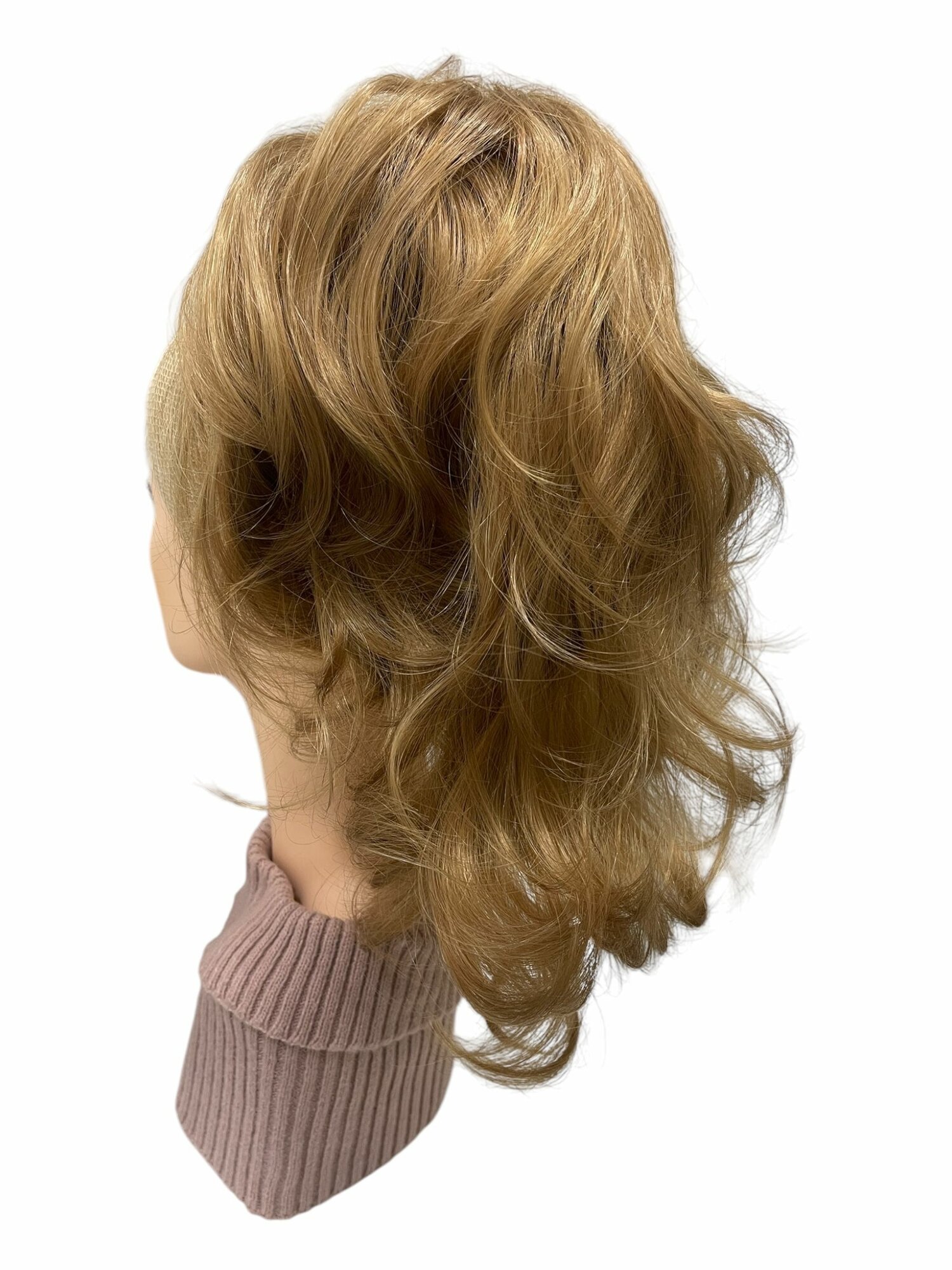 Шиньон Best Wigs, волнистые волосы, длина 40см, бежевые, светло-русые