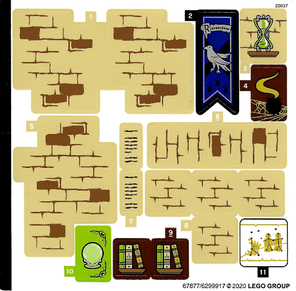 Деталь Lego 75969stk01 Sticker Sheet for Set 75969 - (67877/6299917)