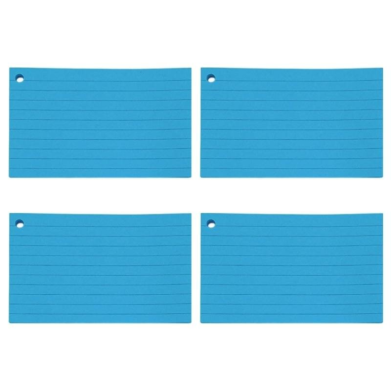 Цветные заметки 3×5 дюймов, 200 шт, Синий