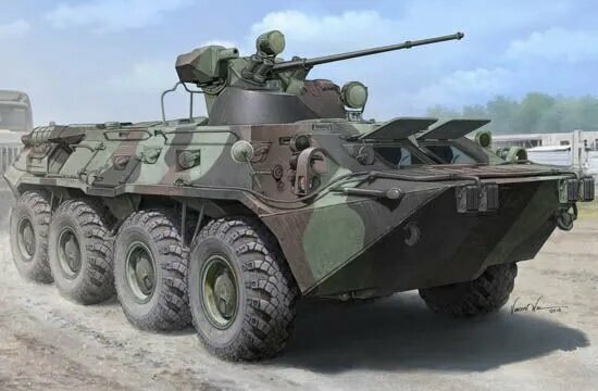 1/35 Российский бронетранспортер БТР-80А