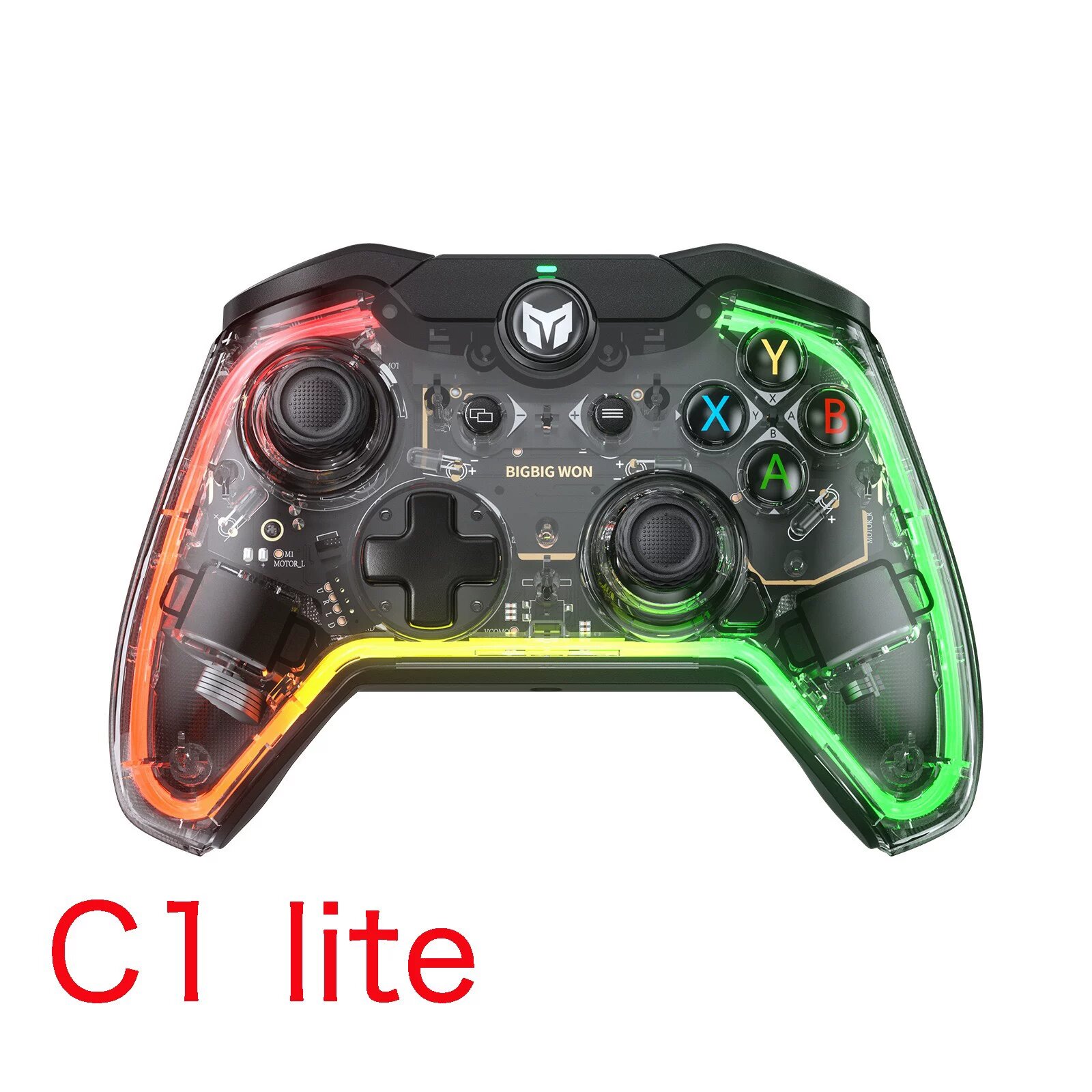 RGB игровой контроллер Lite для PC, Nintendo Switch, PS4 с конкурентным звуковым дизайном