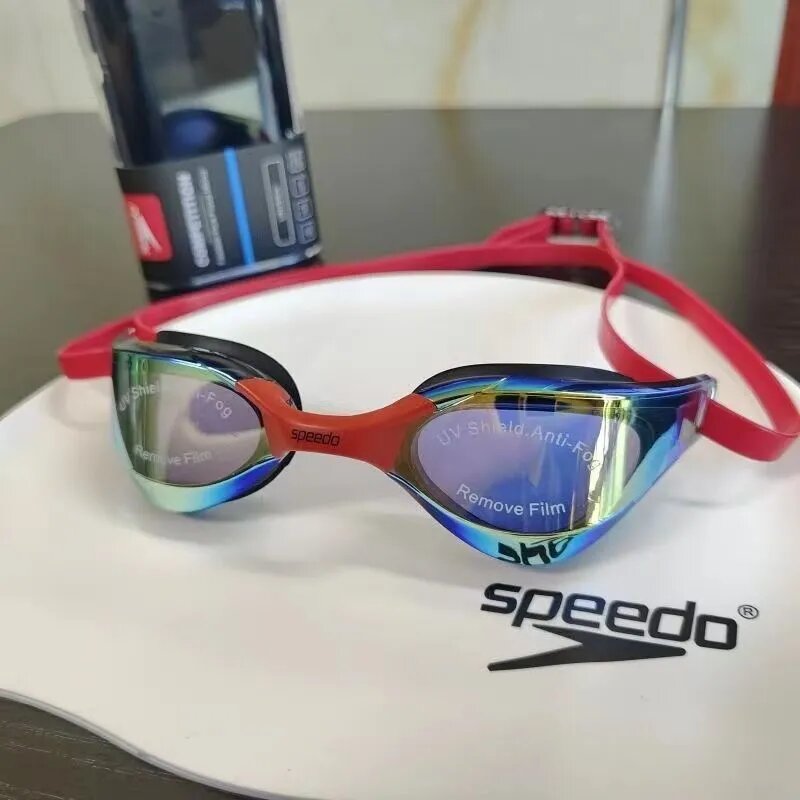 Speedo Competition Очки для плавания Красный Антифог UV защита Для соревнований Unisex — фото 1