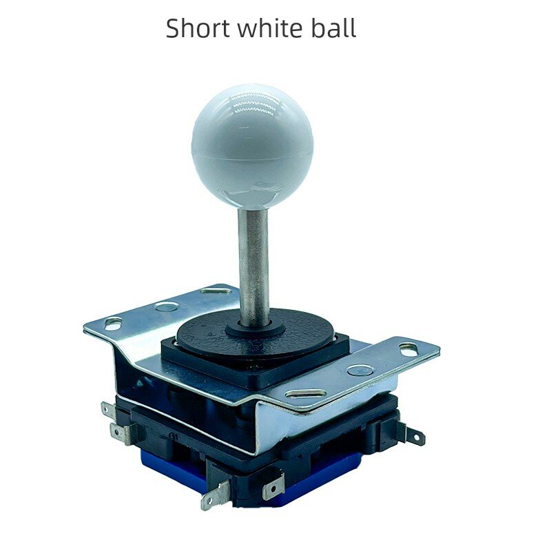 Короткий аркадный бойцовский джойстик с белым шаром для мобильных и ПК игр, легкий и плавный ход