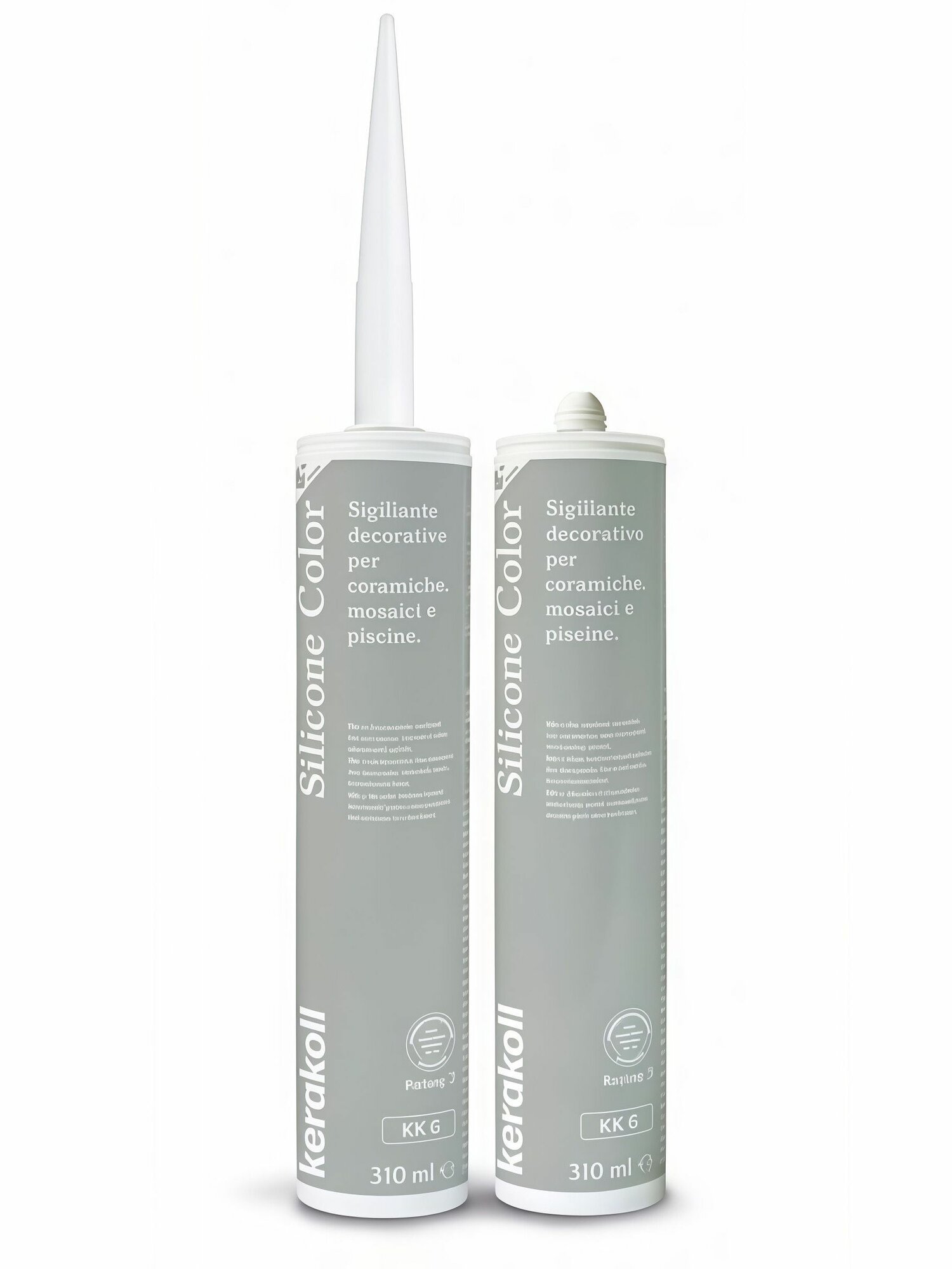 Силиконовый герметик матовый Kerakoll Silmat Color KK6, цветной, санитарный, для плитки, ванной и кухни, влагостойкий, против плесени, 310 мл