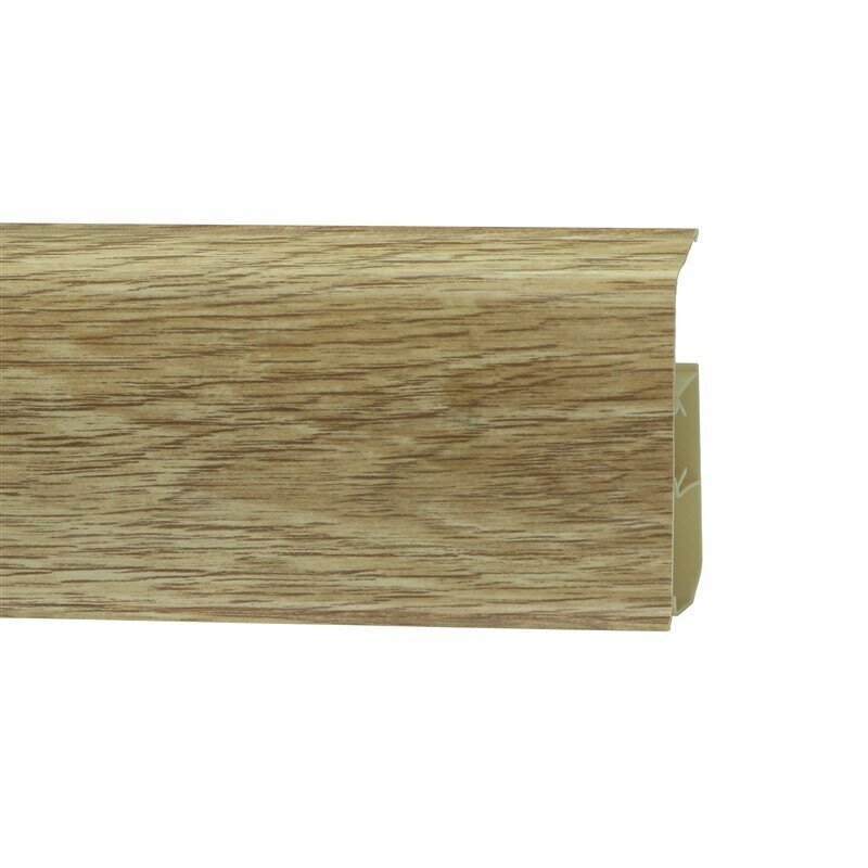 Плинтус пластиковый Winart Quadro 80 мм Дуб летний 330, 1 шт.