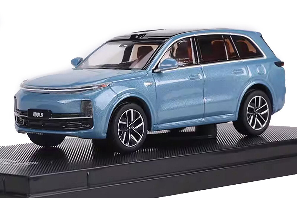 Модель коллекционная PAUDI Lixiang (li auto) L8 2025 light-blue / лисян Л8 светло-голубой (длина 7-10 см)