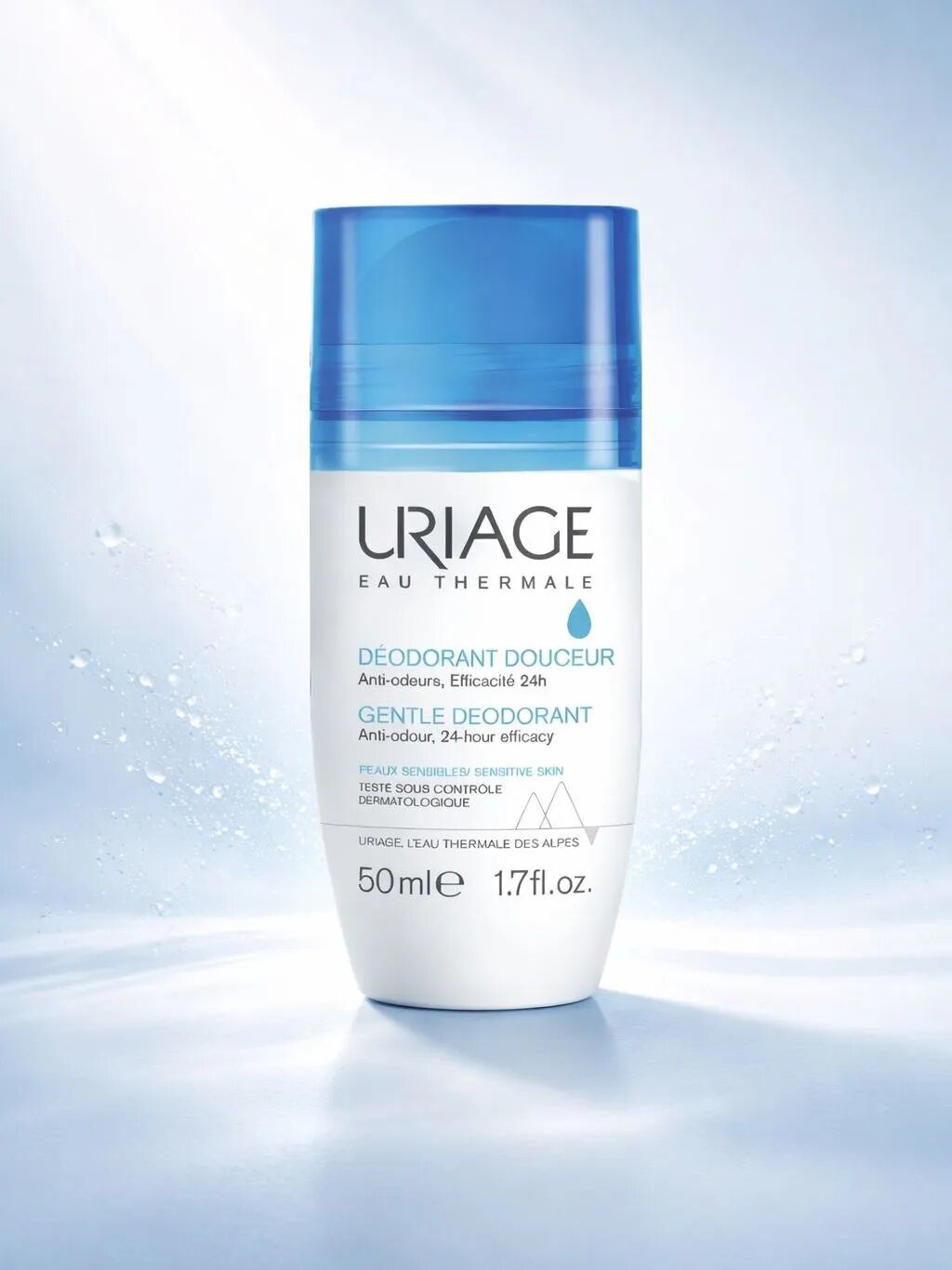 Uriage Gentle Deodorant - мягкий роликовый дезодорант без алюминия 50 мл