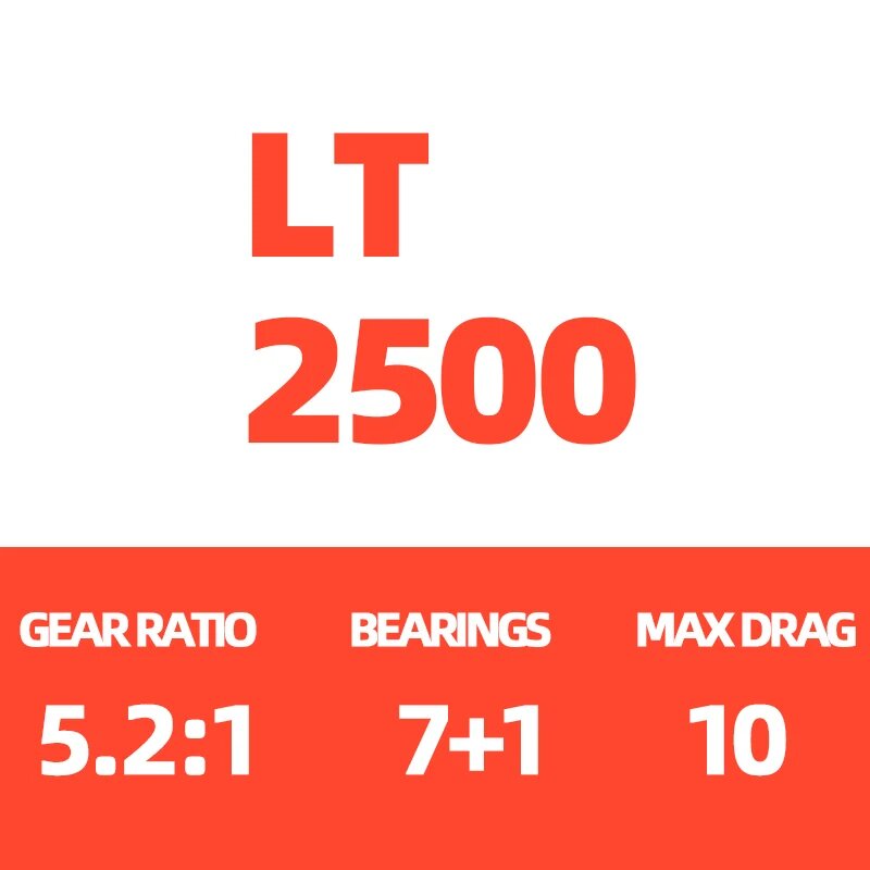 Daiwa LT2500 катушка безынерционная 5.2:1 7+1 10