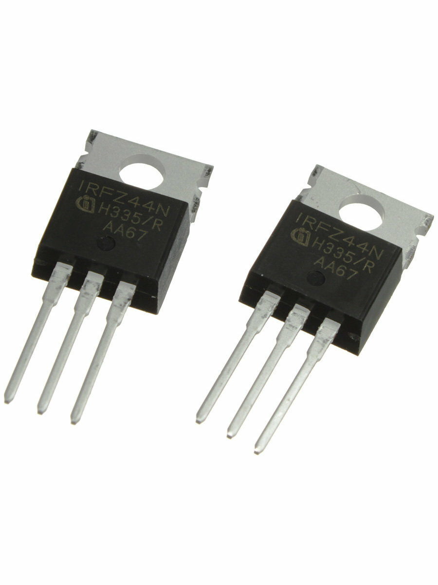 Транзистор IRFZ44N TO-220AB Infineon (упаковка 2шт) N-канал 50В 49А