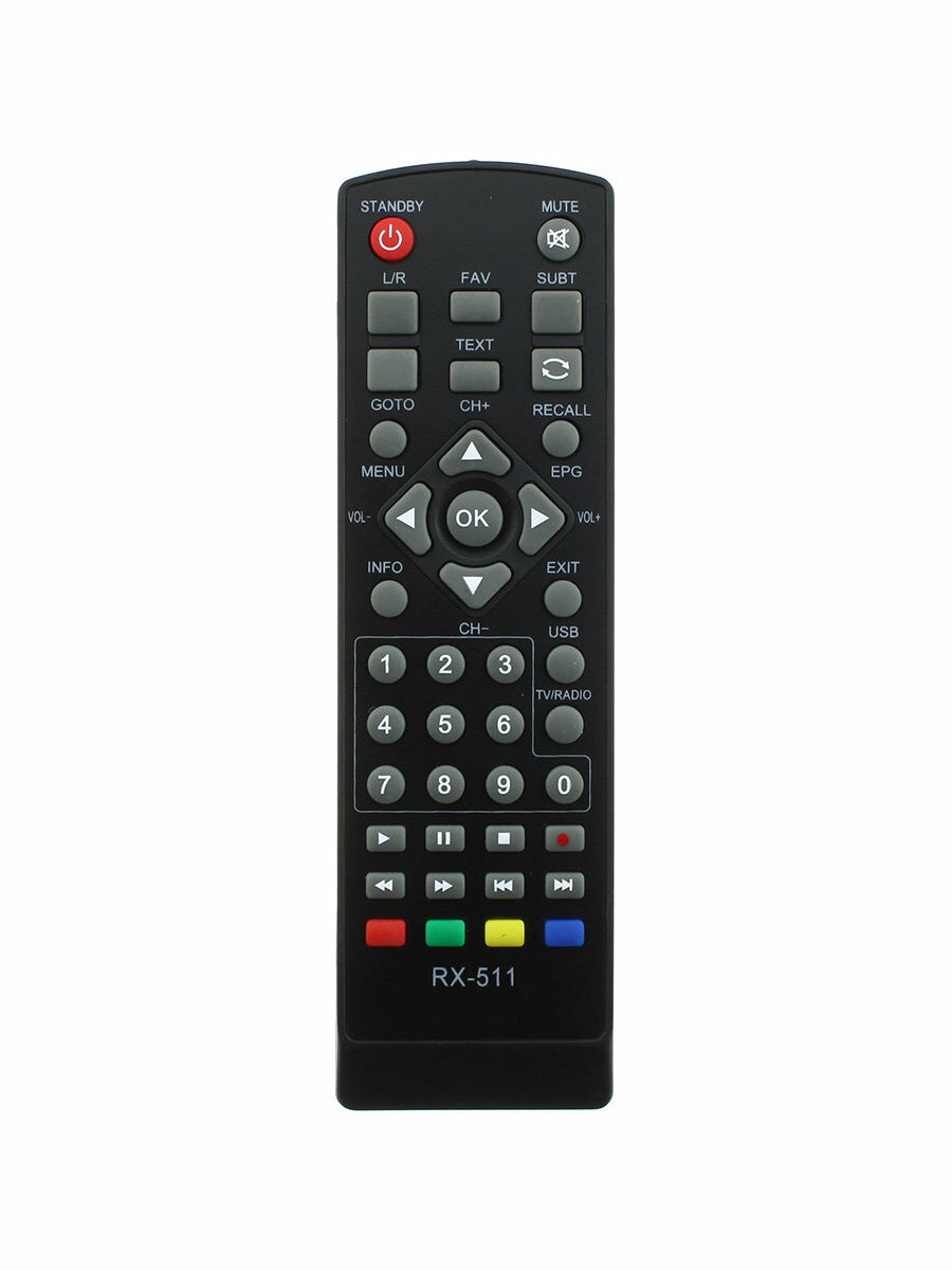 Пульт RX-511 DVB-T2 (для цифровой приставки)