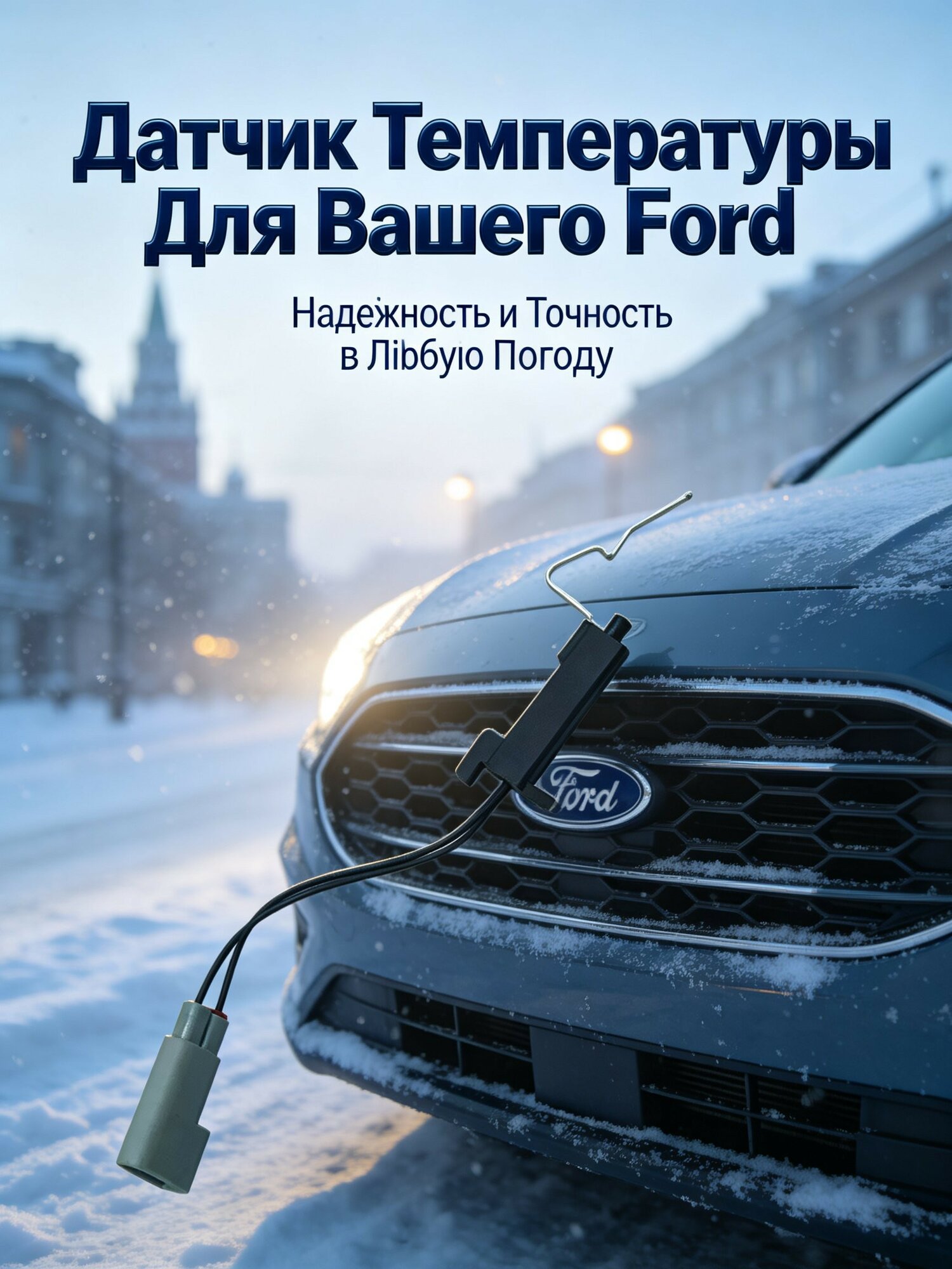 Датчик температуры воздуха для Ford Fiesta Focus C-Max Mondeo Transit, совместимость по OE 93BB-10K936-AA
