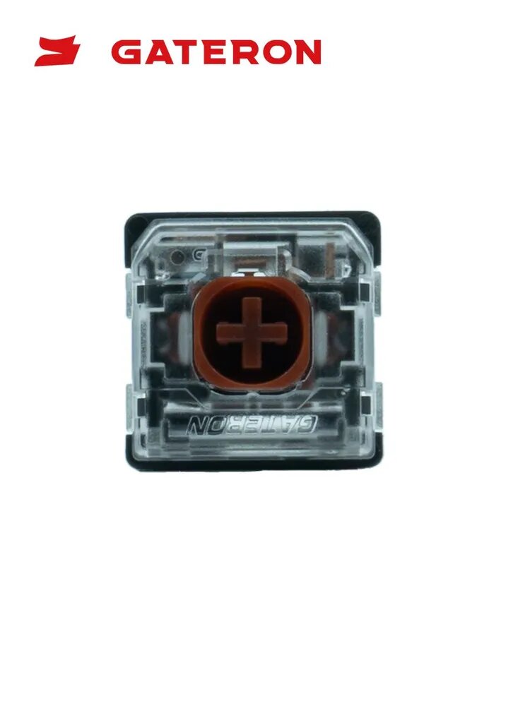 GATERON KS-33 с низким профилем Brown Silent 2.0 Keyboard Switch,35шт