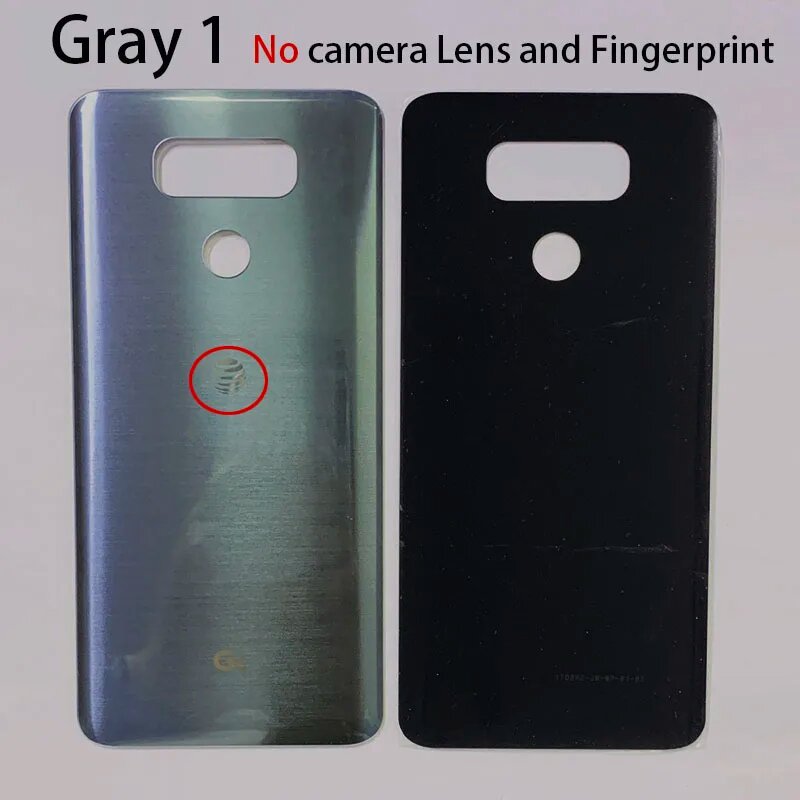 Задняя крышка LG G6 Gray 4, без камеры и отпечатков