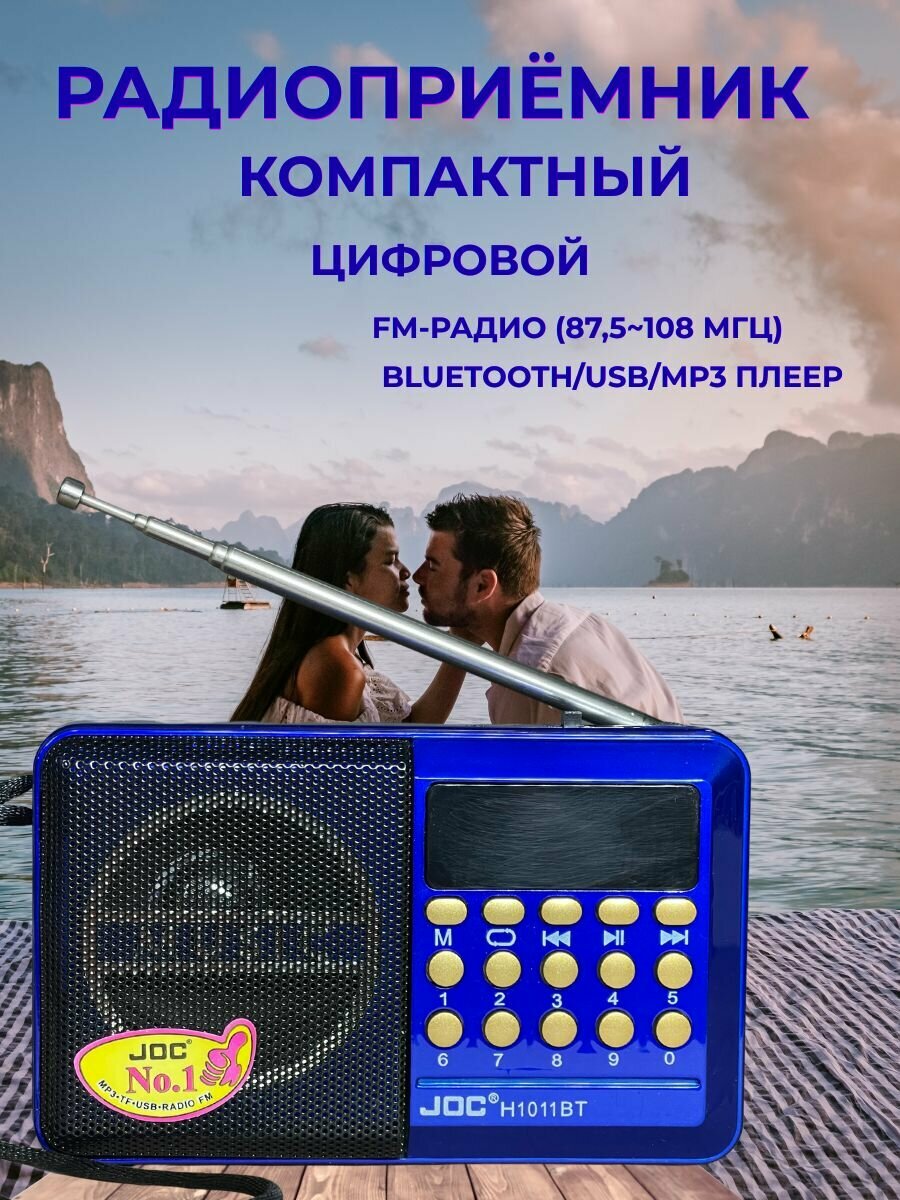 Цифровой радиоприёмник/Bluetooth/USB/MP3/плеер