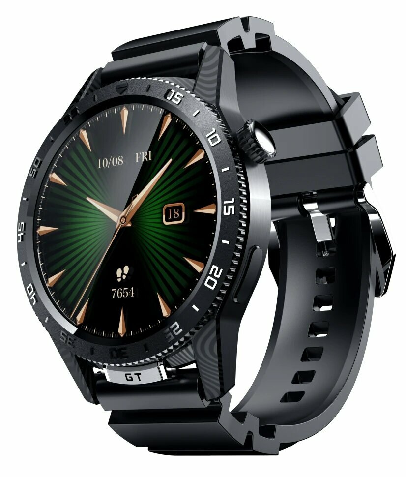Смарт-часы Tecno Watch GT + доп. ремешок, 1.5" AMOLED, 466x466, IP68, 480 мА*ч