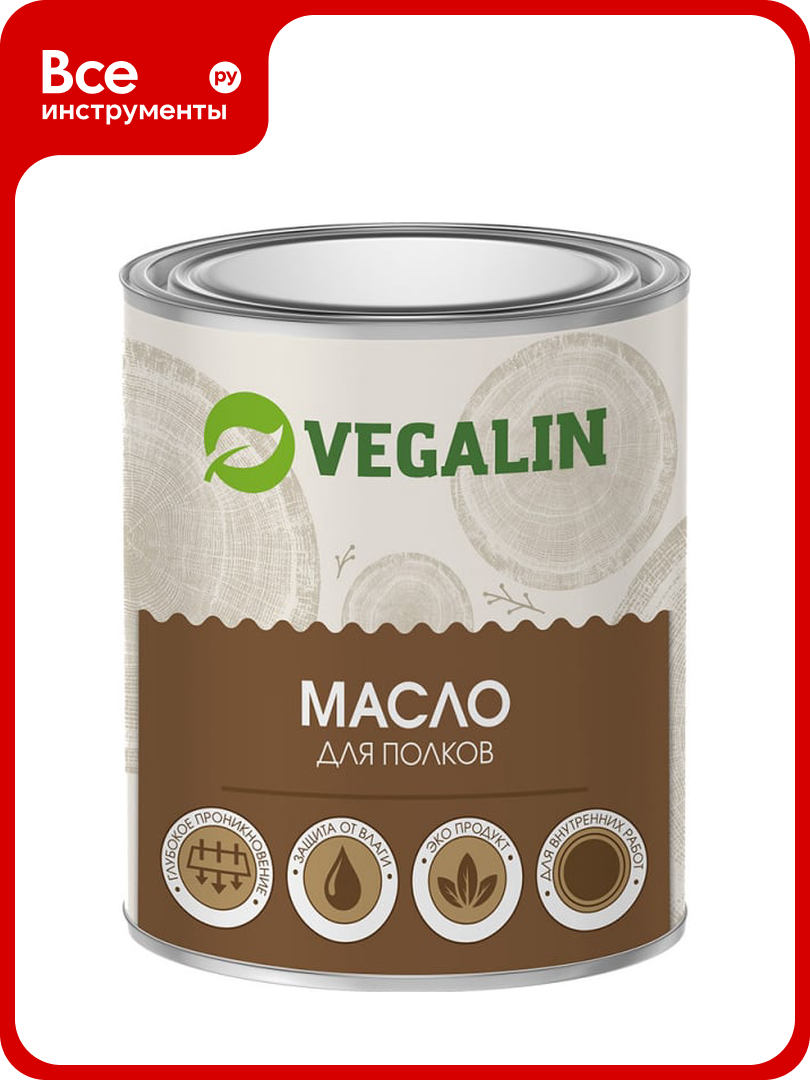 Масло для полков VEGALIN 0,75 л 401210