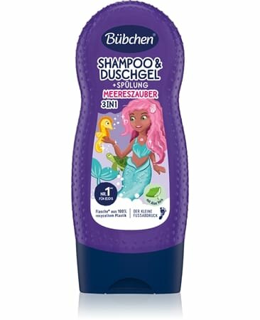 Средство для душа Bubchen Kids Shampoo & Shower Gel & Conditioner, унисекс, 230 мл