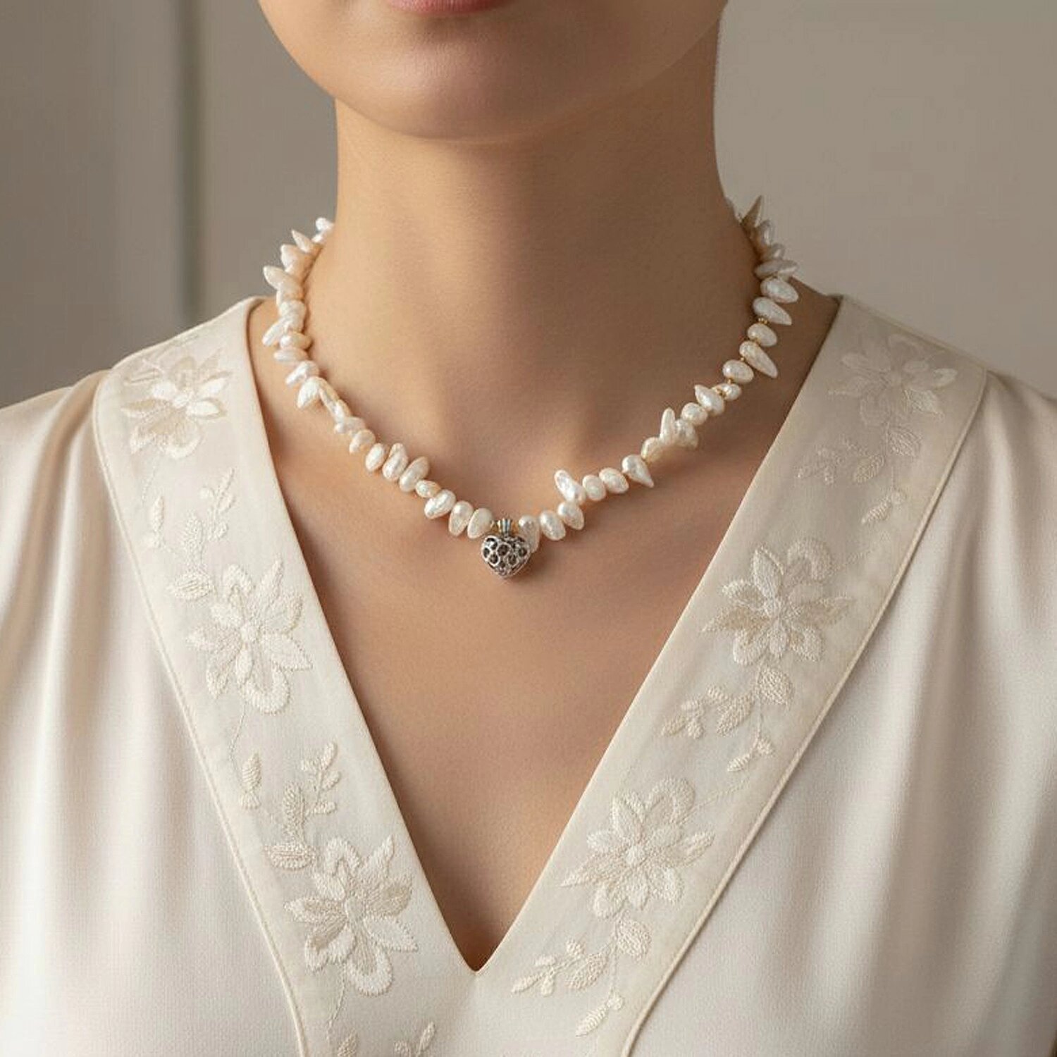 Бусы, жемчуг пресноводный