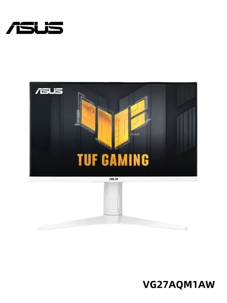 ASUS 27" Монитор TUF GAMING VG27AQML1A-W，Разрешение QHD (2560x1440), может быть разогнано до 260 Гц (штатная частота 240 Гц), синхронизация ELMB, Freesync Premium™, 1 мс (GTG), драйвер с переменным ускорением, 100% sRGB, DisplayHDR™400, белый