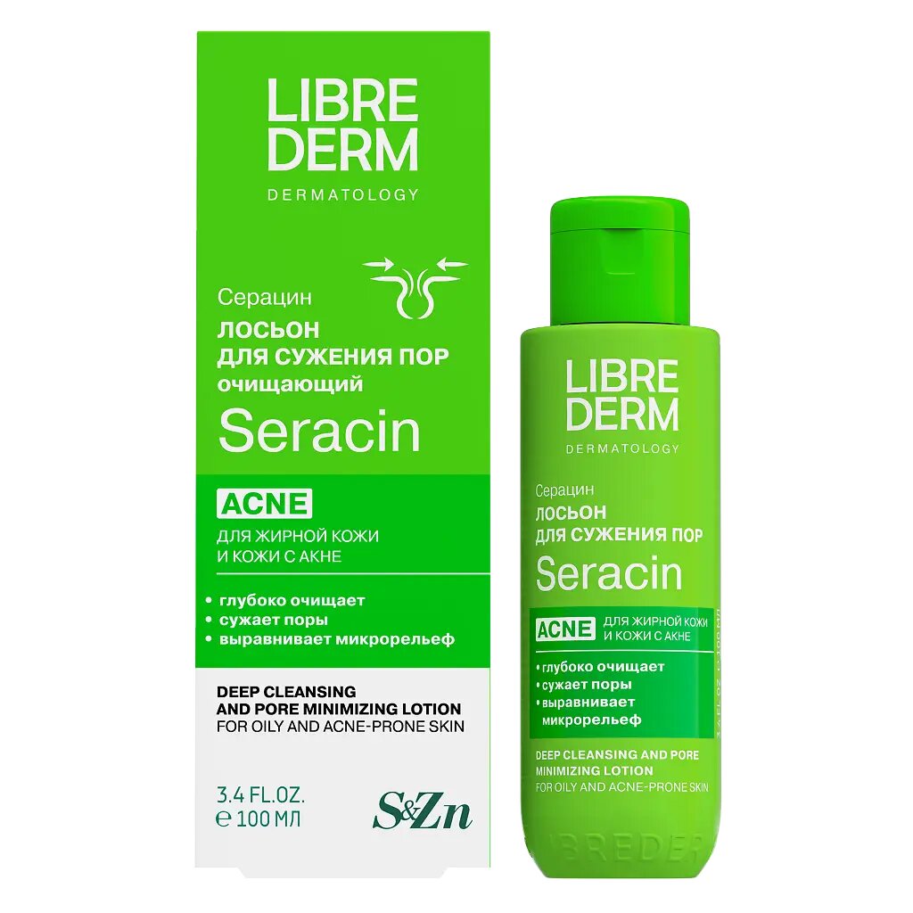 Либридерм (Librederm) Seracin Лосьон для глубокого очищения пор 100 мл 1 шт