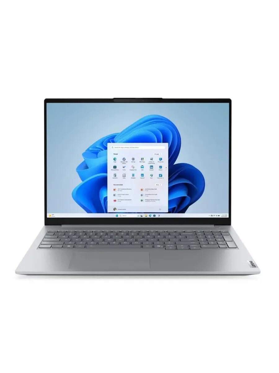 Ноутбук Lenovo ThinkBook 16 G8 IAL 16"WUXGA; IPS/U7-255H/64GB/SSD 1TB/Win11pro/серебристый
