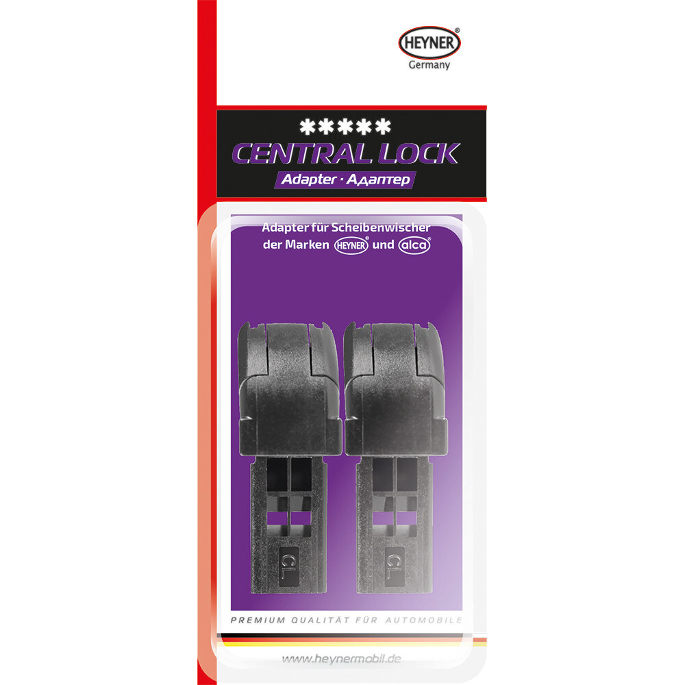 Адаптер Д/щеток 2 ШТ блистер (CENTRAL LOCK) HEYNER