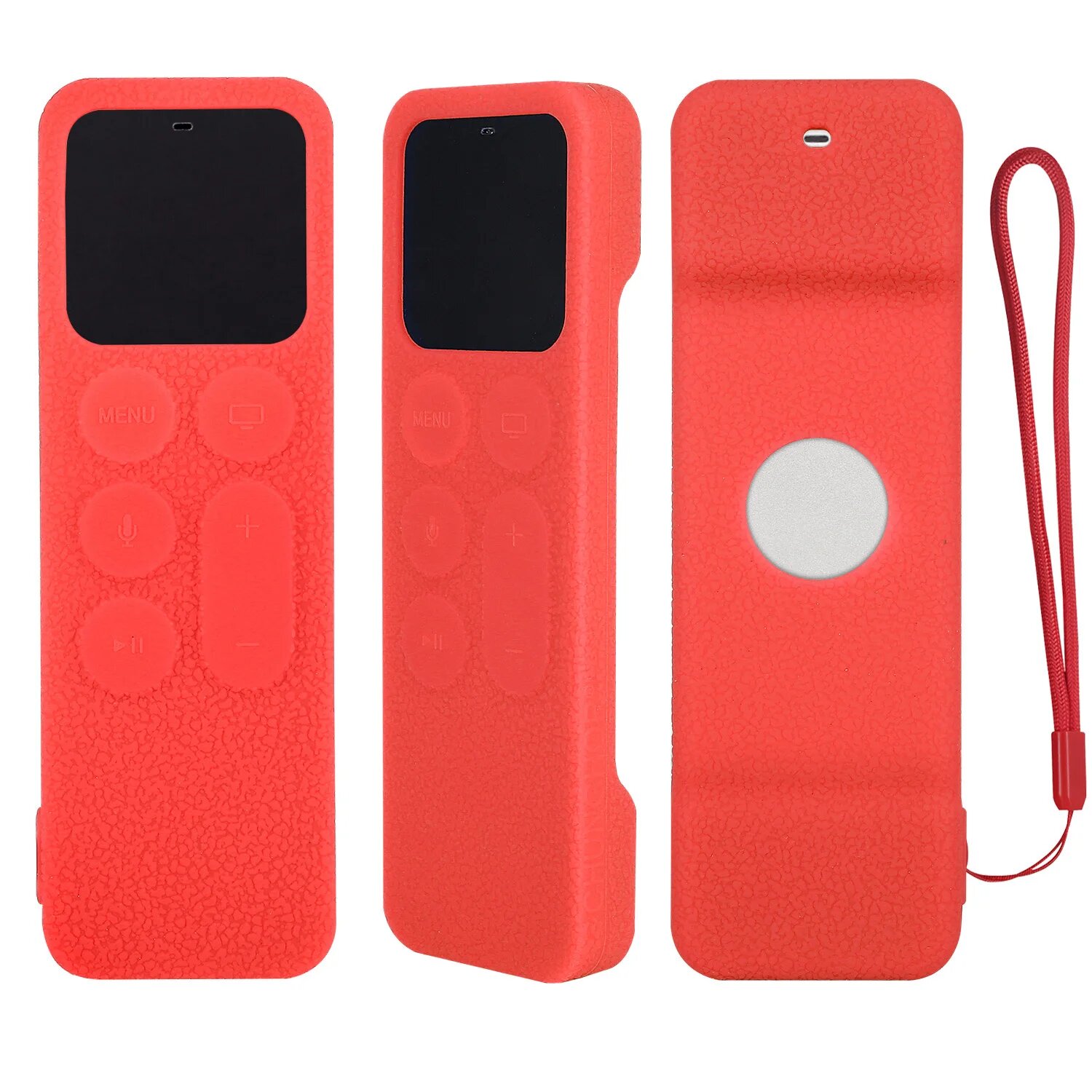 Силиконовый чехол для Apple TV 4 red