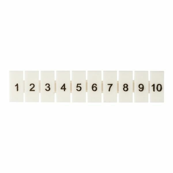 Маркеры для UT/ST/Push-in 6 с нумерацией 1-10 (уп.100шт) EKF zb-st-6-1-10
