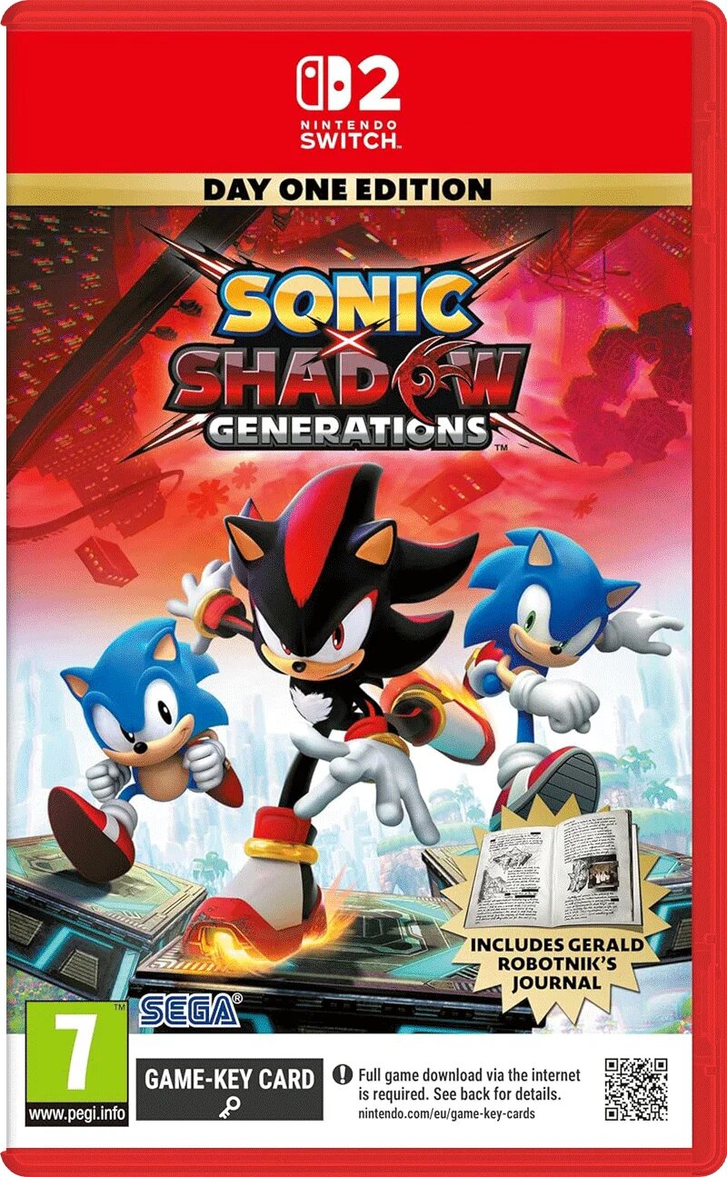 Игра Sonic x Shadow Generations (Русская версия)(Switch 2) картридж
