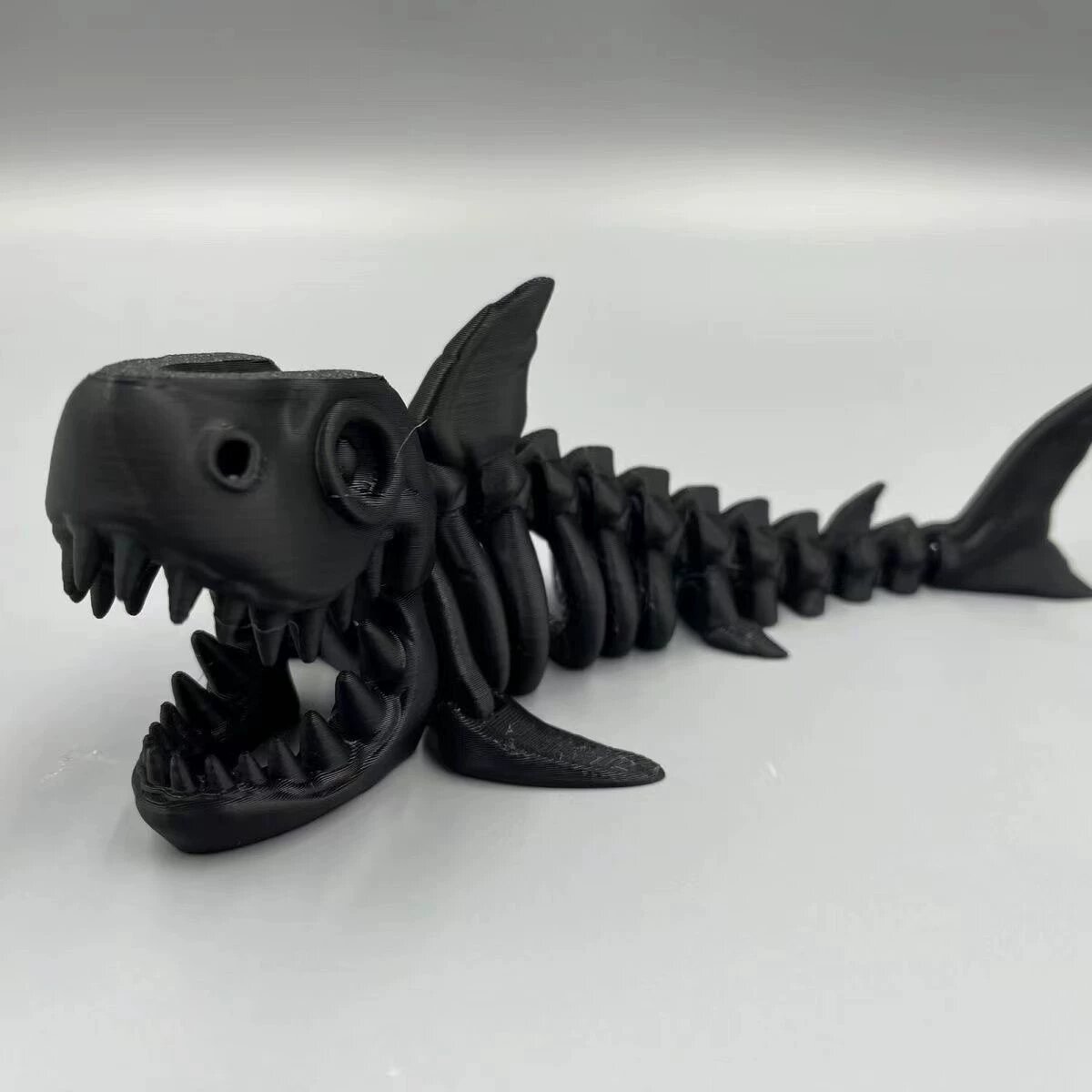 3D-печатная фигурка акулы с подвижными суставами, креативное украшение свободной формы, новая детская игрушка,