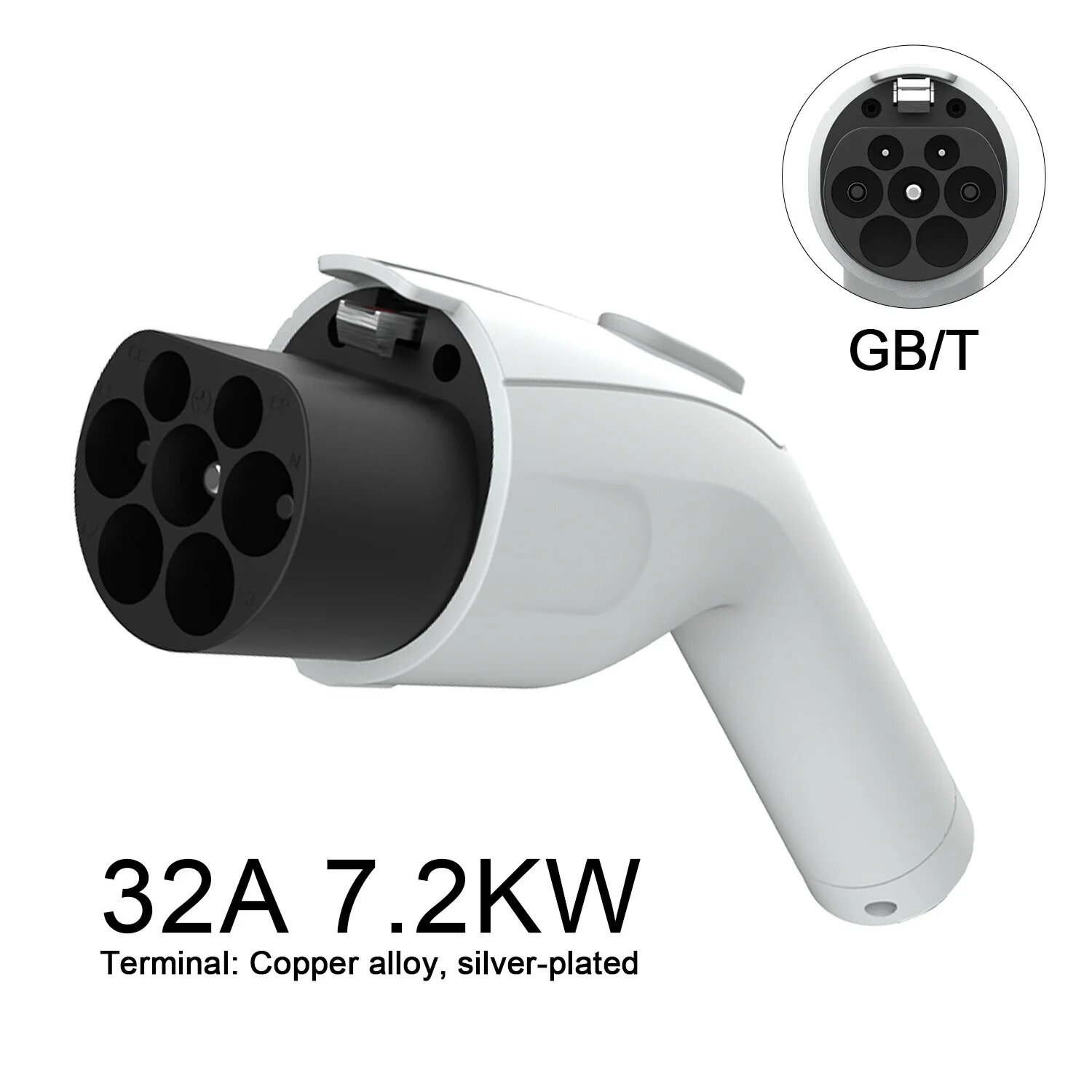 Зарядное устройство GBT 32A 7.2kW для электромобилей