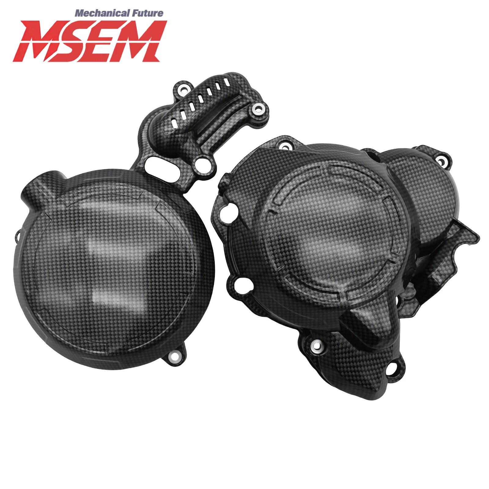 Защита двигателя HENGJIAN HJMOTO Z300/HJZ300, Carbon Fiber 2 Set