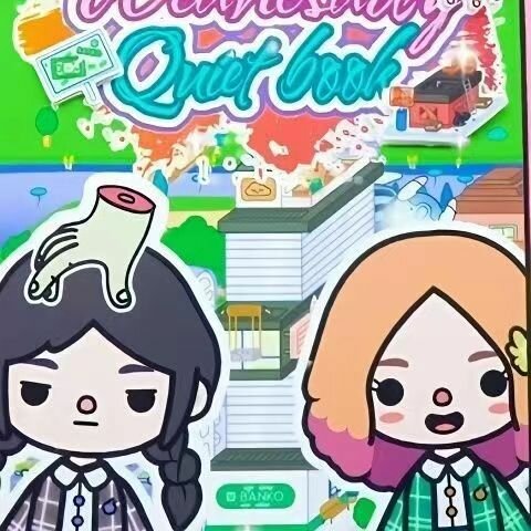 Книжка-игрушка Hello Kitty Магнитный домик с куклой из ламинированной бумаги для творчества