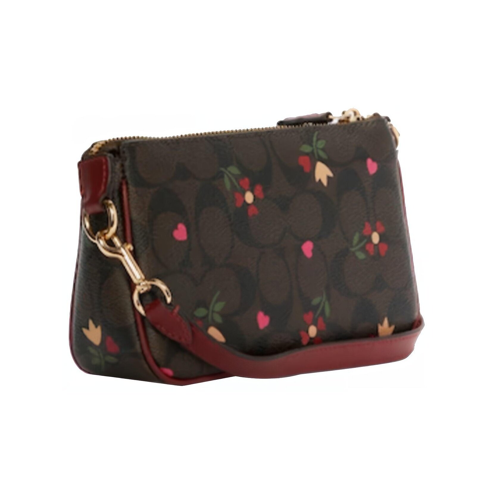 Сумка Coach, фактура плетеная — фото 1