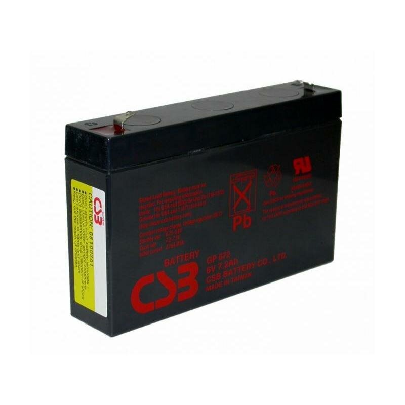 Батарея для ИБП CSB GP672 6В 7.2Ач