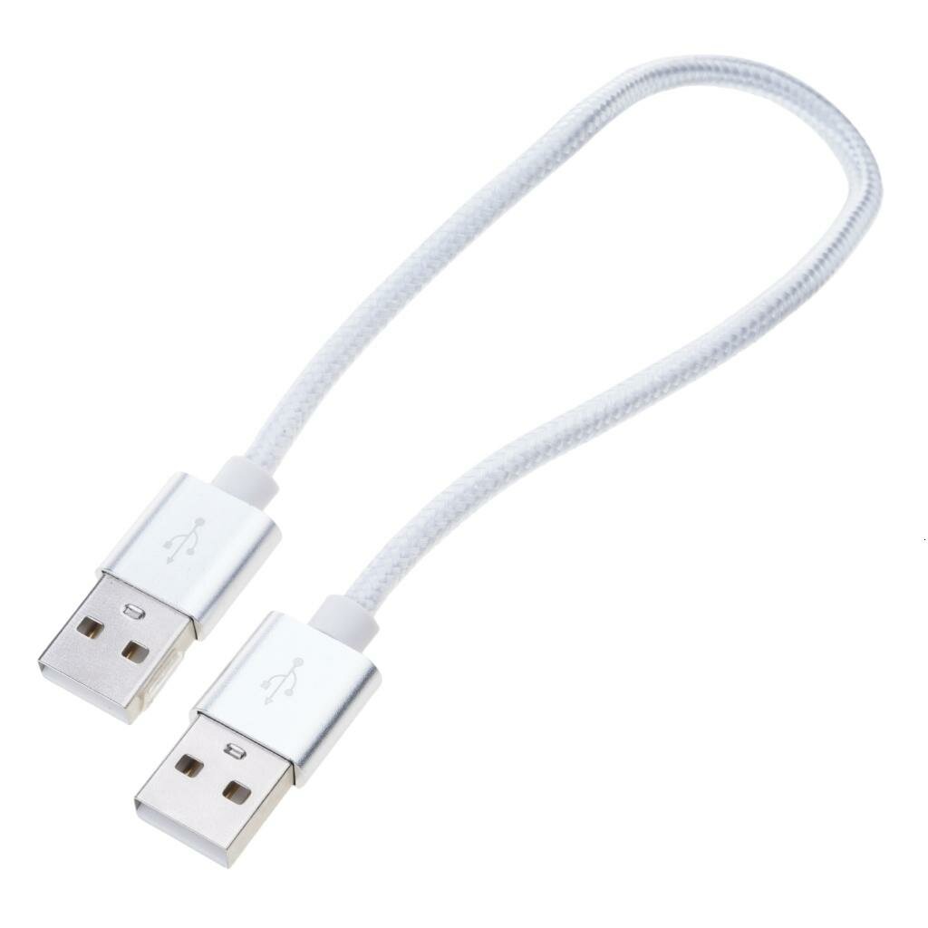 USB 2.0 удлинительный кабель, серебро - 25cm