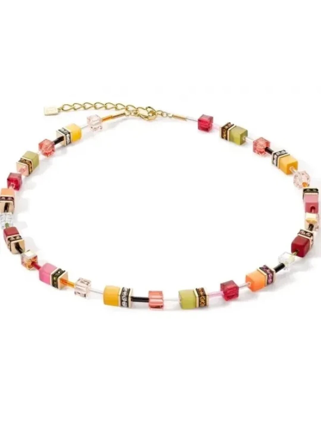 Колье, Swarovski Zirconia, тигровый глаз