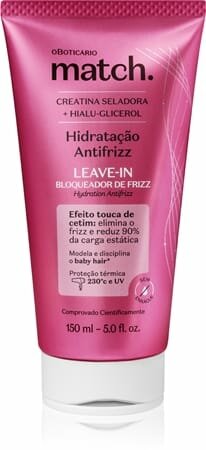 Бальзам для волос oBoticario Match. Anti-Frizz, 150 мл