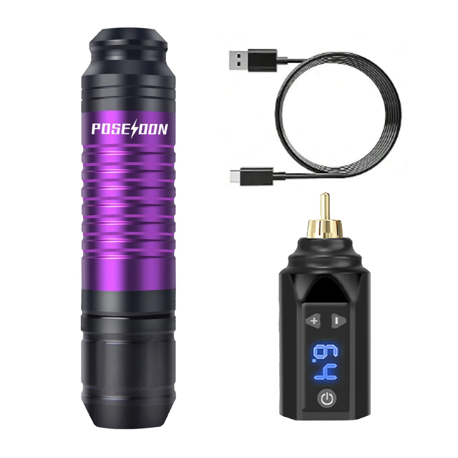 Машинка для тату Poseidon, набор, алюминий, Color: Hm121-mix-hjh