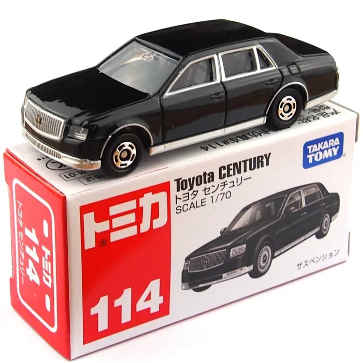 Машинка TAKARA TOMY TOMICA NO.114 Toyota CENTURY, масштаб 1/70, с подвеской