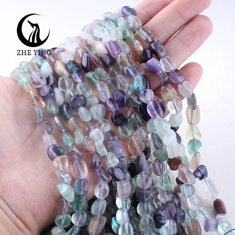 Бусины флюорита 8-10 мм, цвет 121fluorite