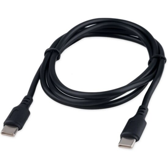 Кабель Cablexpert USB2.0 CC-USB2-CMCM-100-1M, Type-C/Type-C, 5A, 100Вт, PD/QC3.0, медь, 1м, черный,