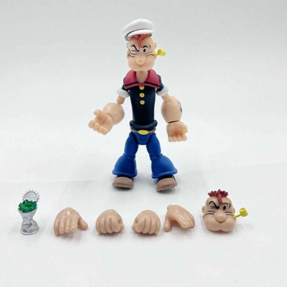 15 См Подвижная Фигурка-марионетка Моряк Попай (Popeye)